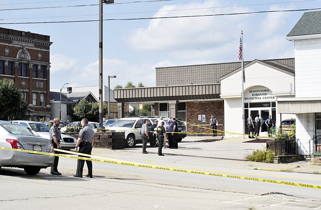 Gunman killed after shooting four people at Masontown MDJ office ...